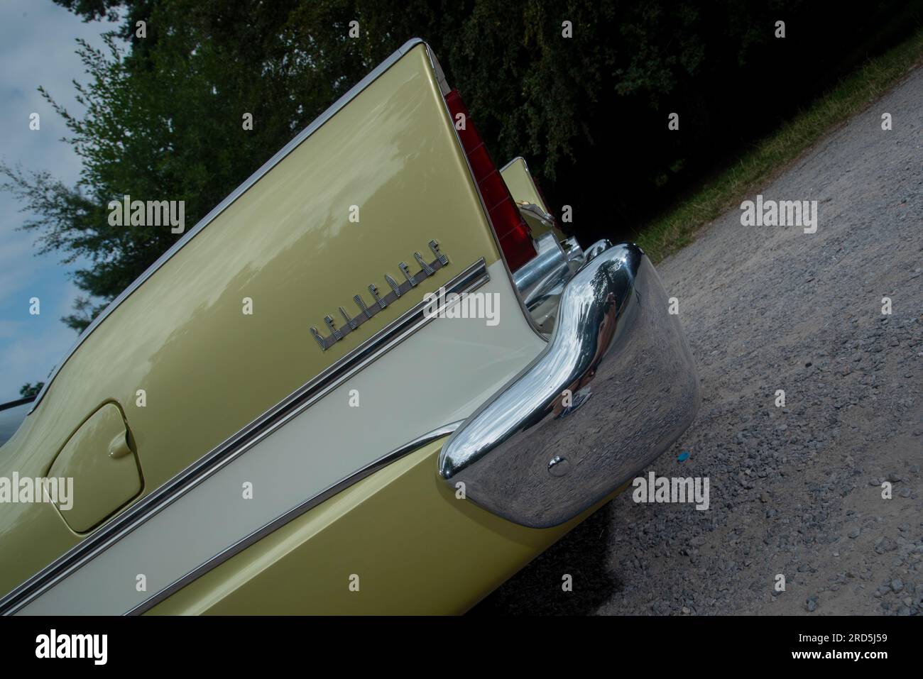 1957 Plymouth Belvedere 'Full Size' classic American family car Stock ...