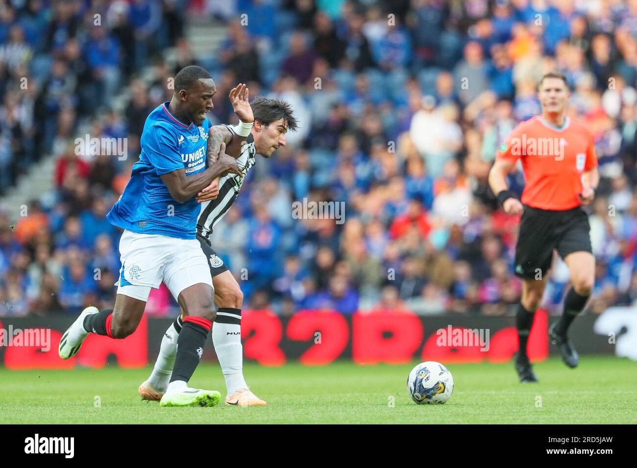 Glasgow, UK. 18th May, 2023. A testimonial match between Rangers and ...