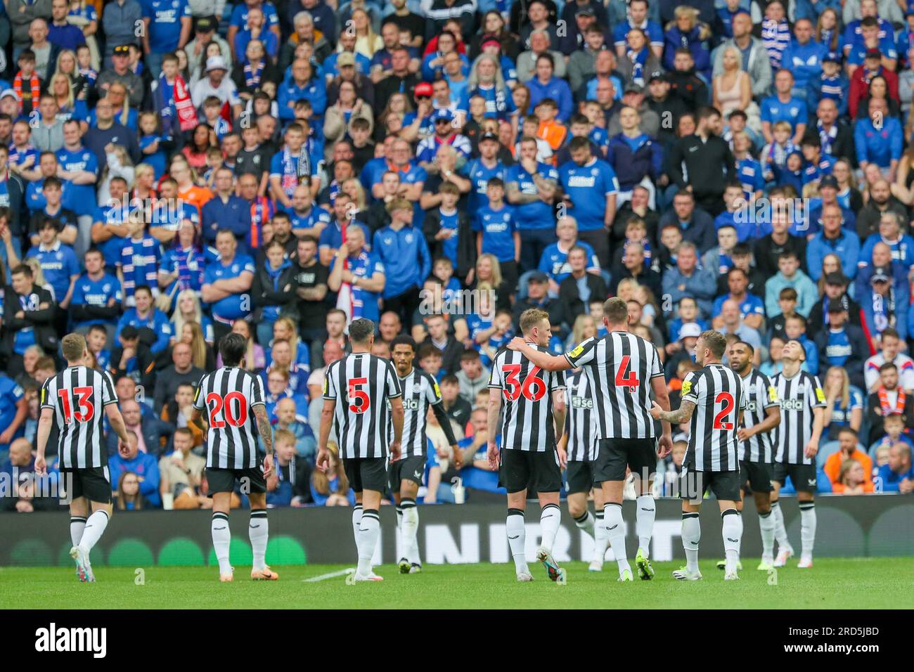 Glasgow, UK. 18th May, 2023. A testimonial match between Rangers and ...