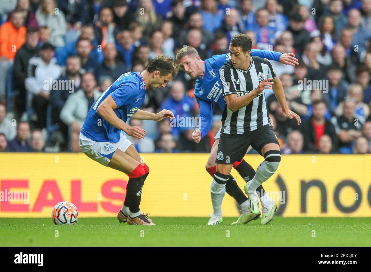 Glasgow, UK. 18th May, 2023. A testimonial match between Rangers and ...