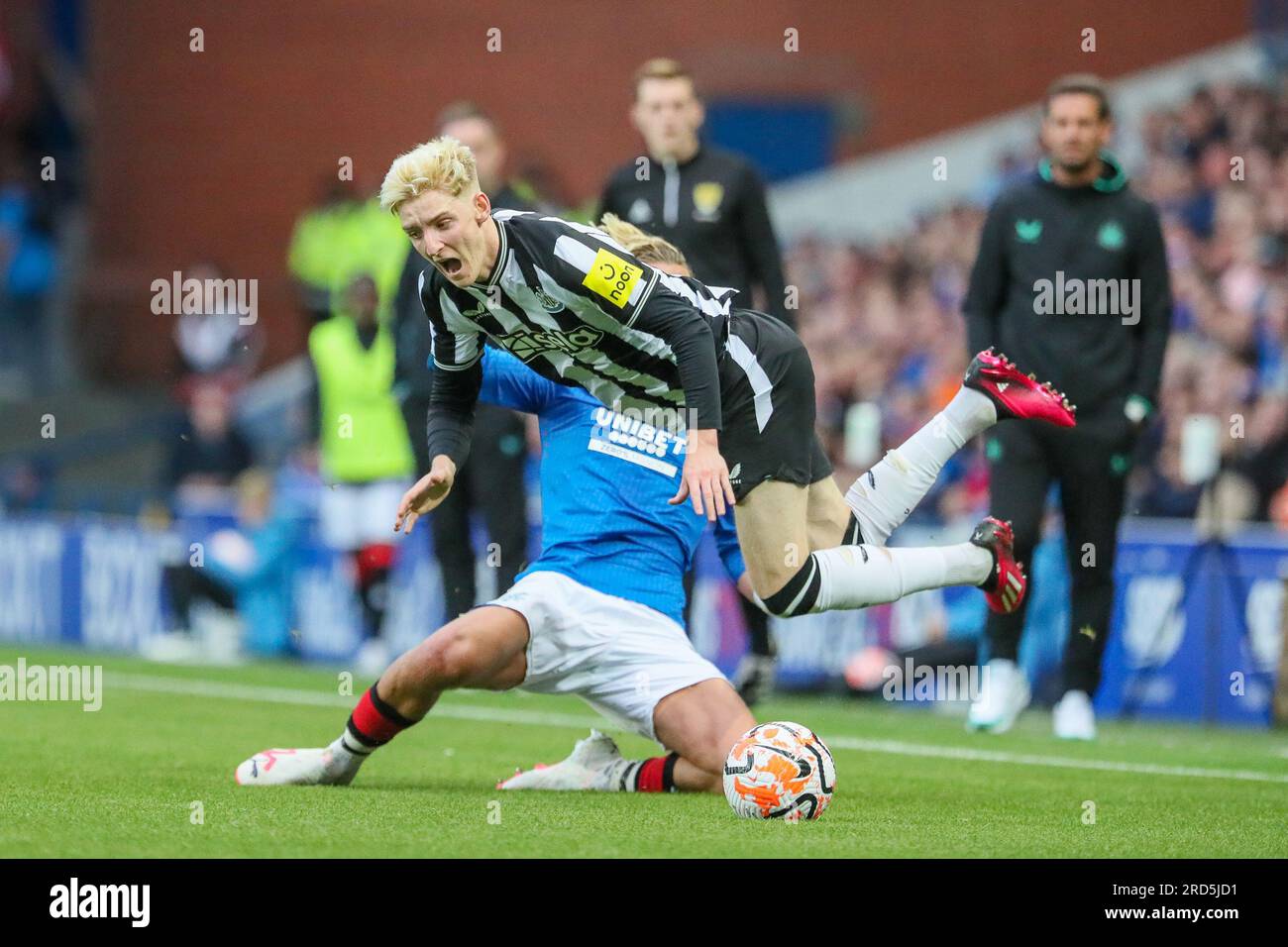 Glasgow, UK. 18th May, 2023. A testimonial match between Rangers and ...