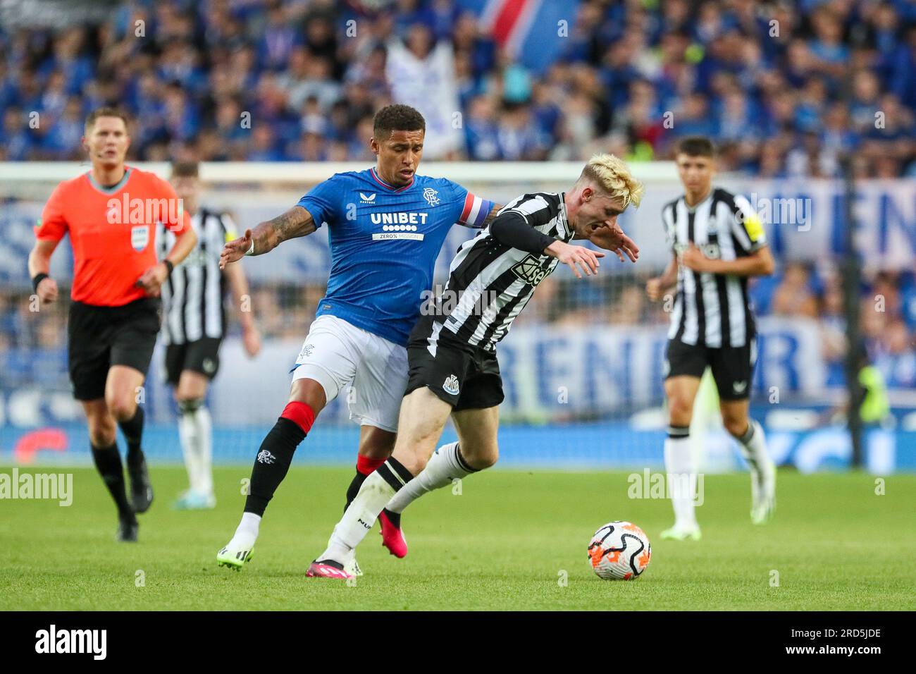 Glasgow, UK. 18th May, 2023. A testimonial match between Rangers and ...
