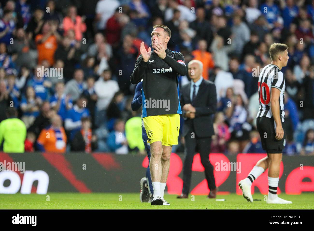 Glasgow, UK. 18th May, 2023. A testimonial match between Rangers and ...