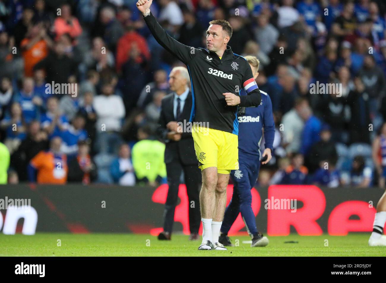 Glasgow, UK. 18th May, 2023. A testimonial match between Rangers and ...