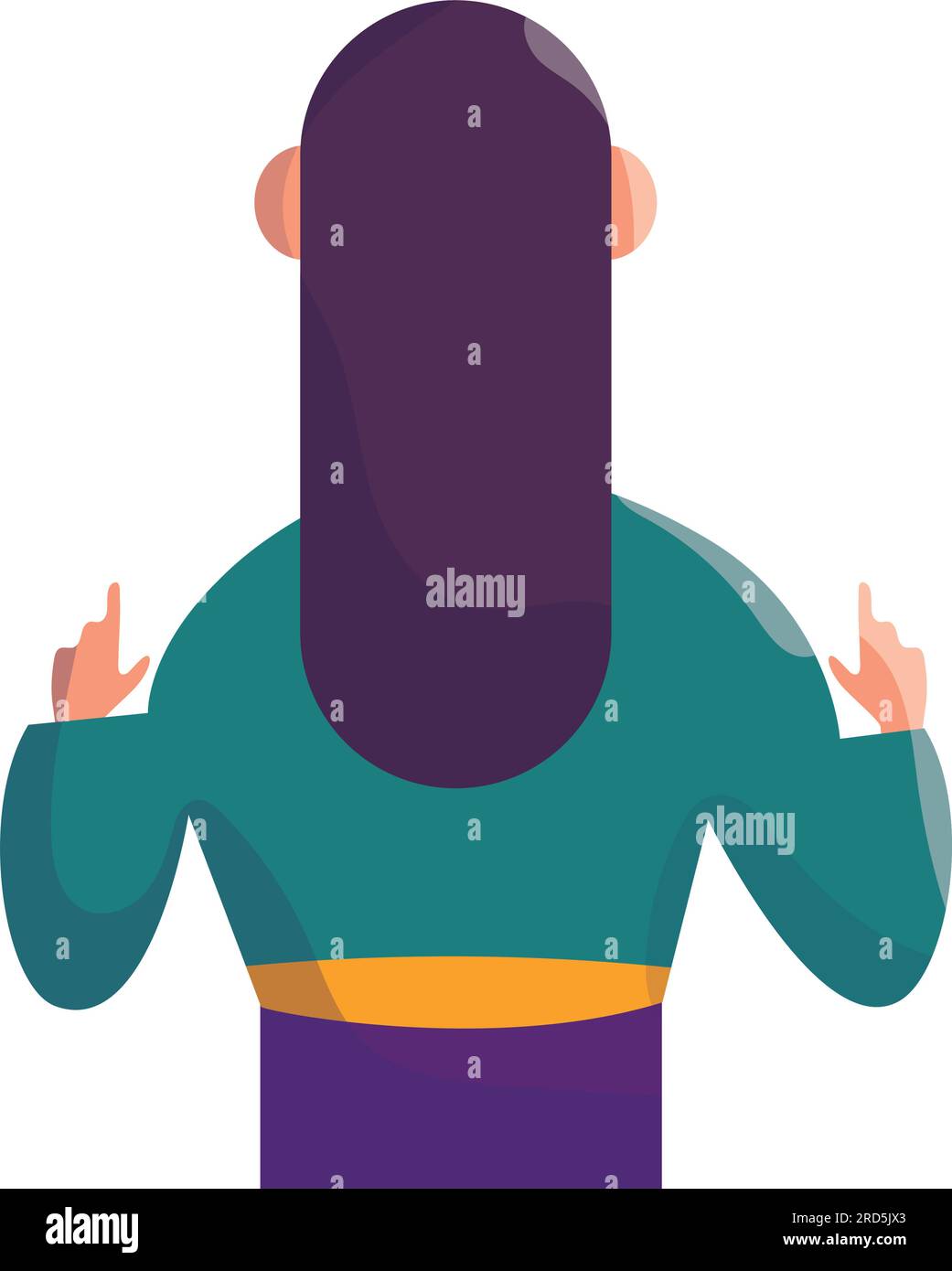 Face backwards Stock Vector Images - Alamy