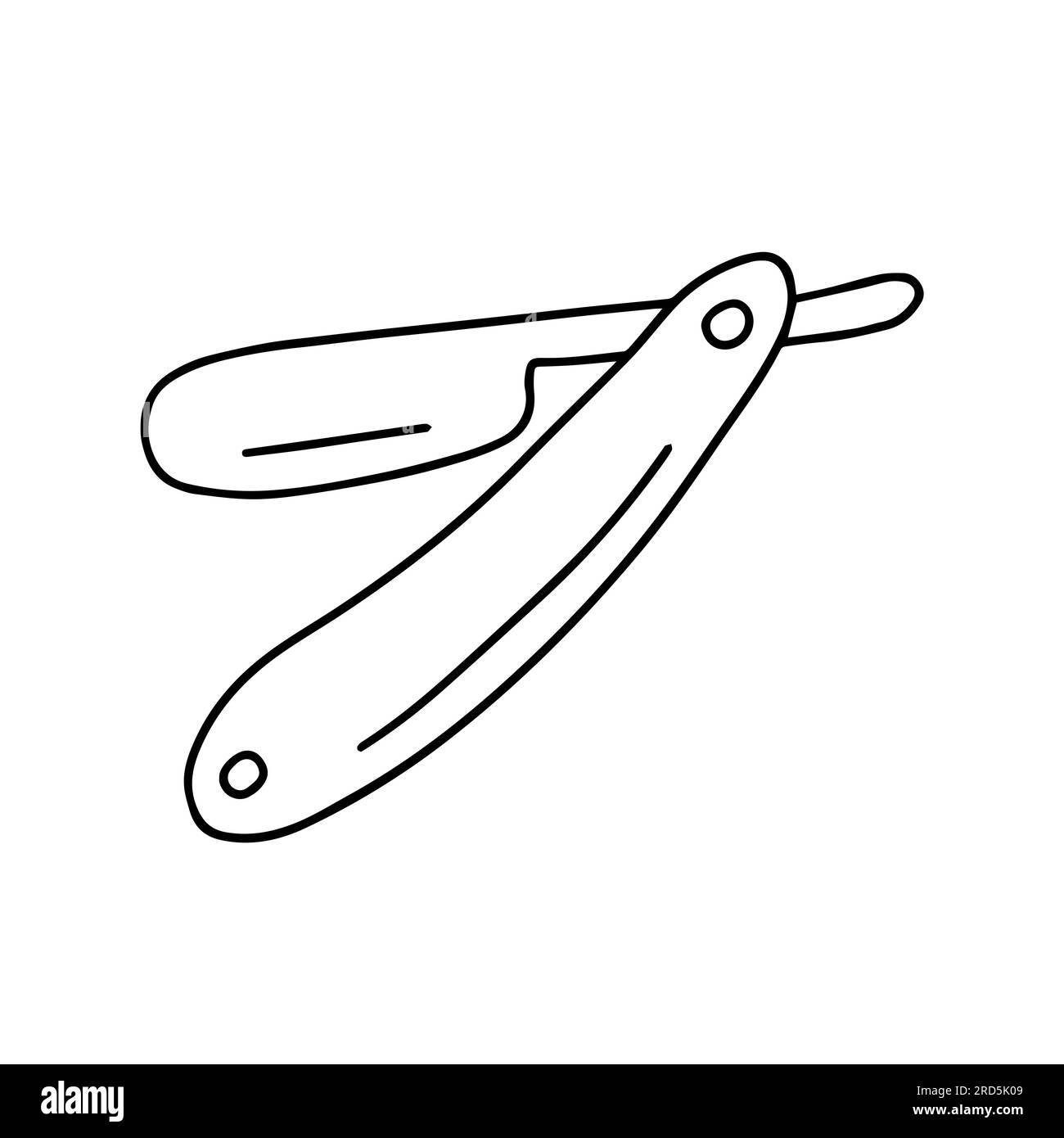 Razor illustration hi-res stock photography and images - Alamy