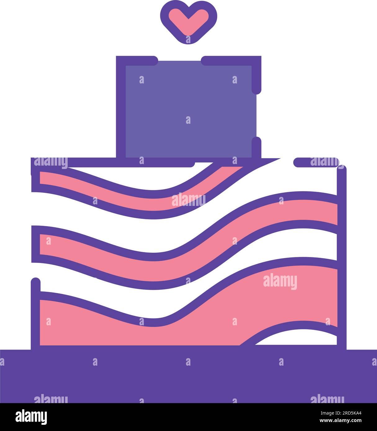 Isolated colored birthday cake icon Vector Stock Vector Image & Art - Alamy