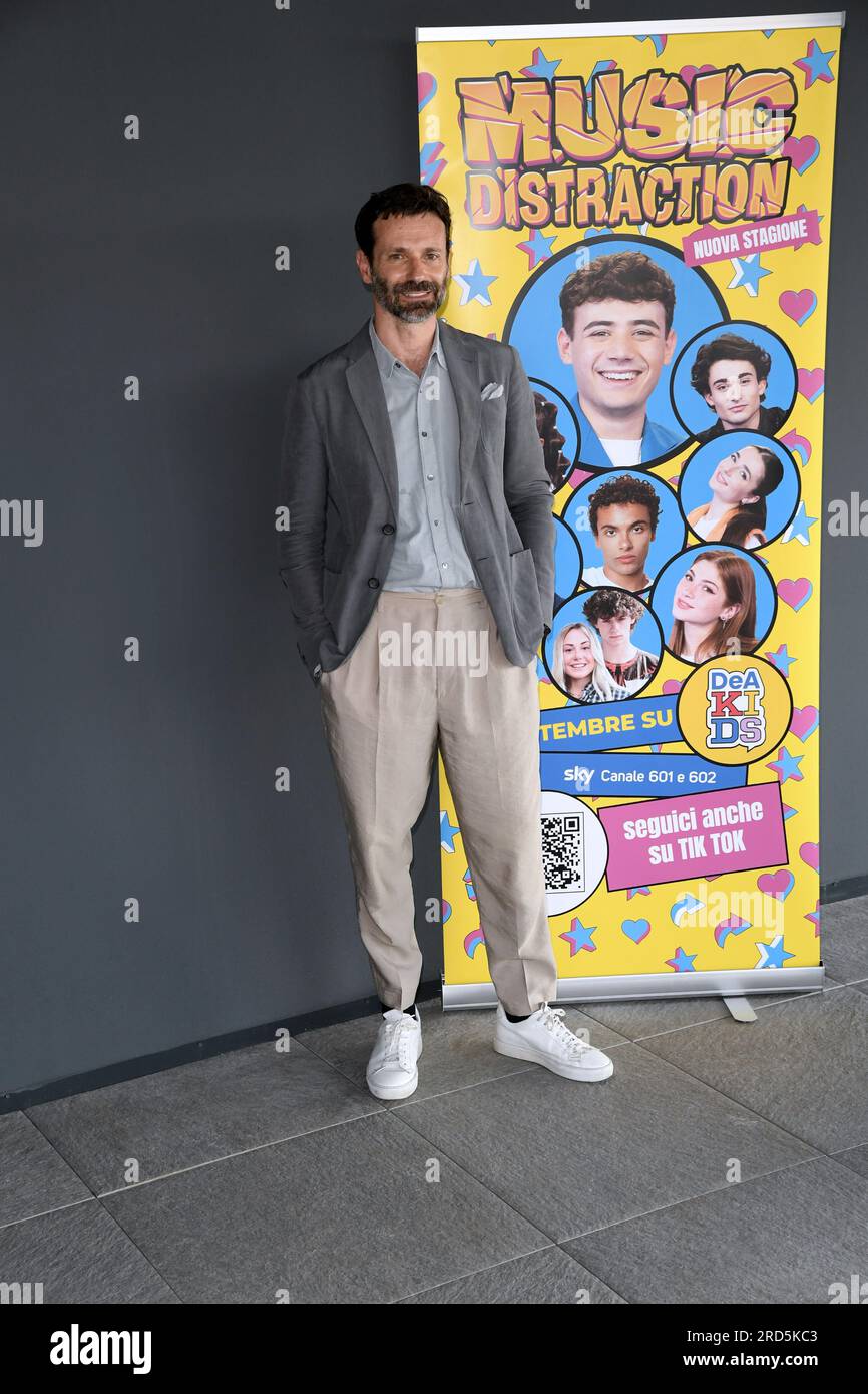 Milan, Italy. 18th July, 2023. Milan, Photocall "Music distraction ...