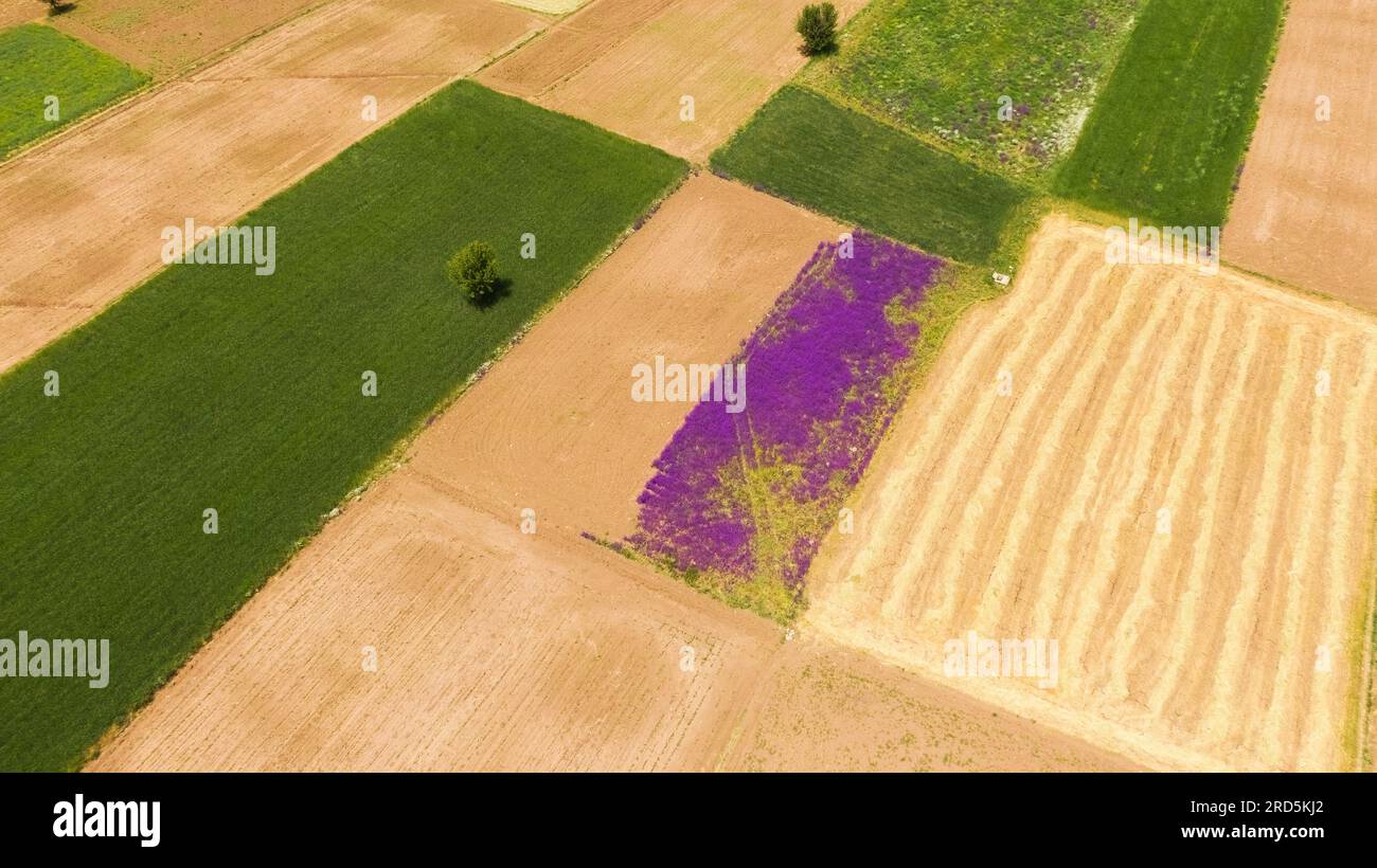Aerial landscape purple hi-res stock photography and images - Alamy