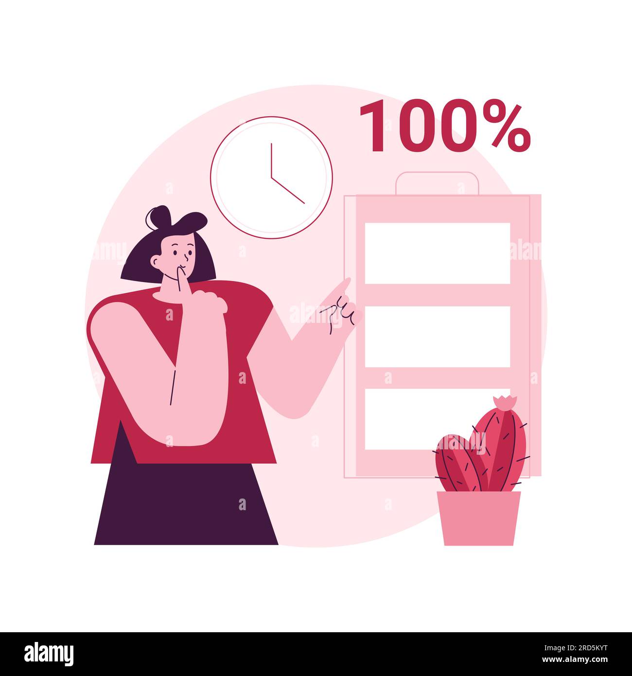 Battery runtime abstract concept vector illustration. Battery ...