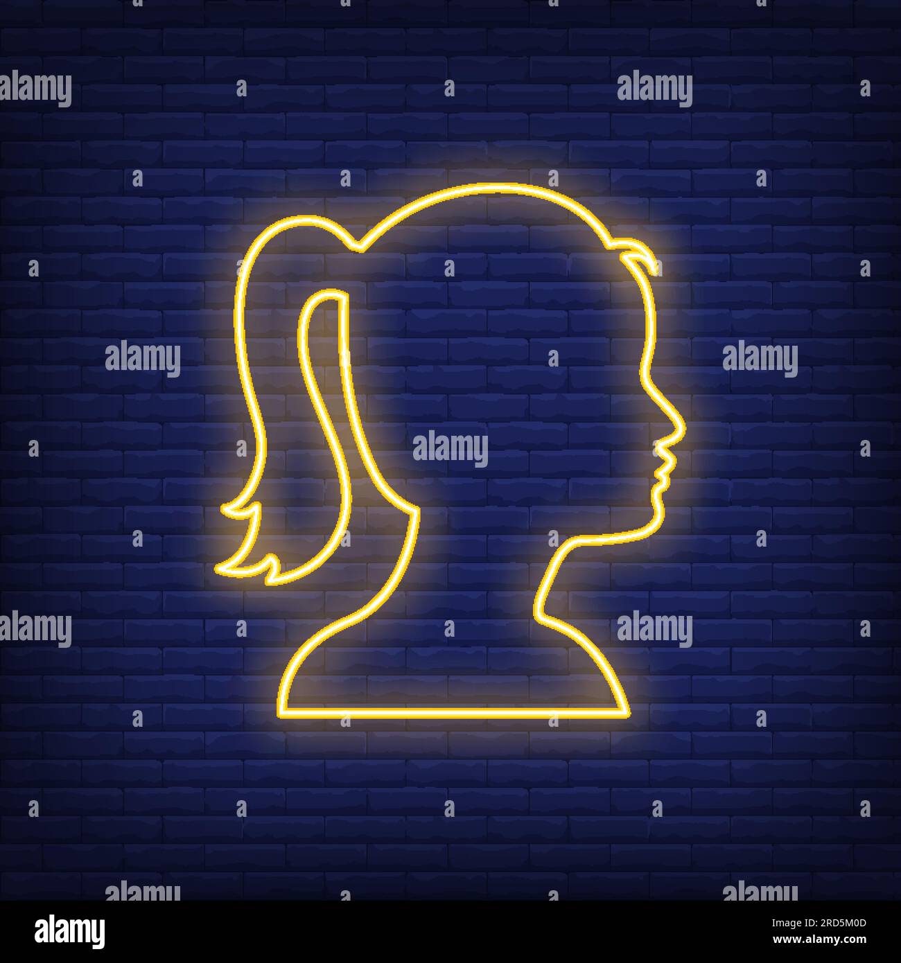 Neon woman flyer hi-res stock photography and images - Alamy
