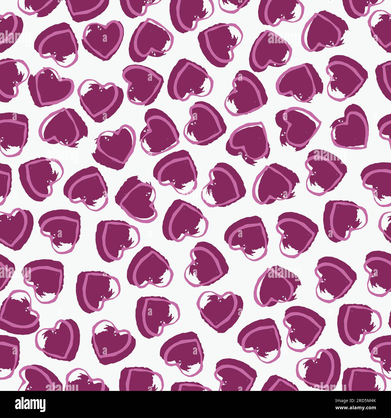 Repeated hearts pattern Stock Vector Images - Alamy