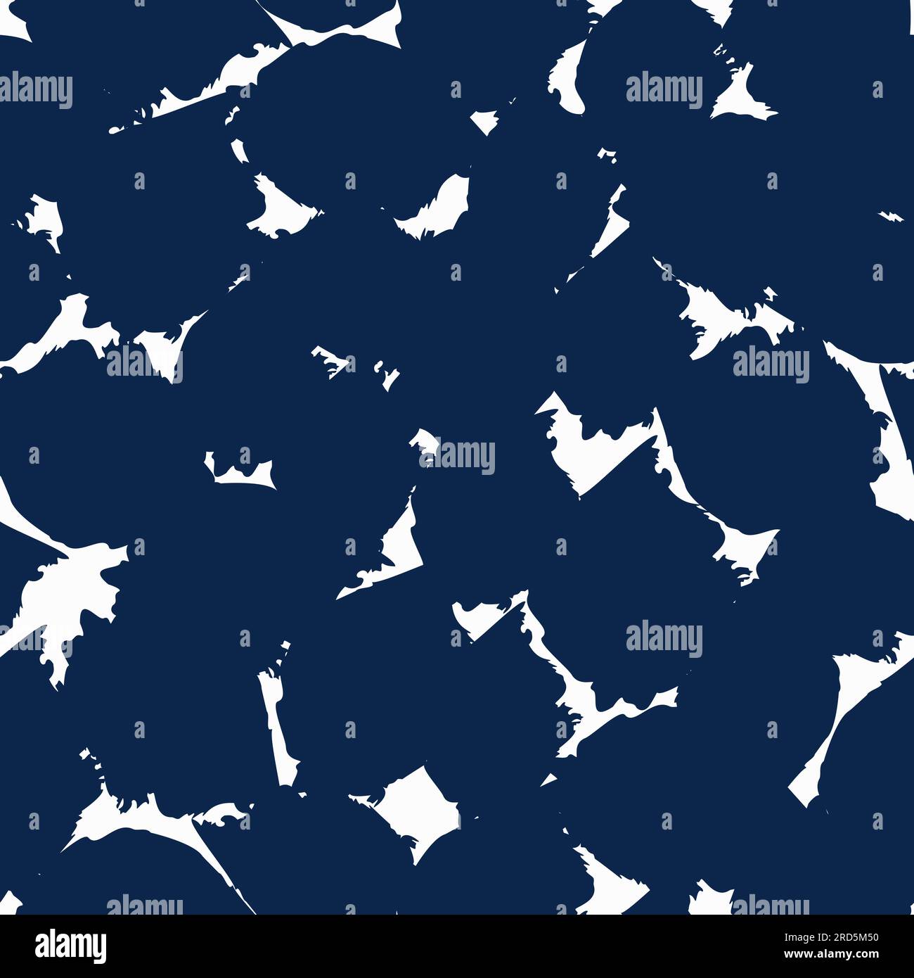 Vector multicolor seamless pattern from blots. Free form abstract spots ...