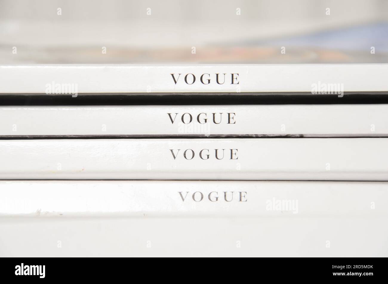 Stash of Vogue magazine Stock Photo - Alamy