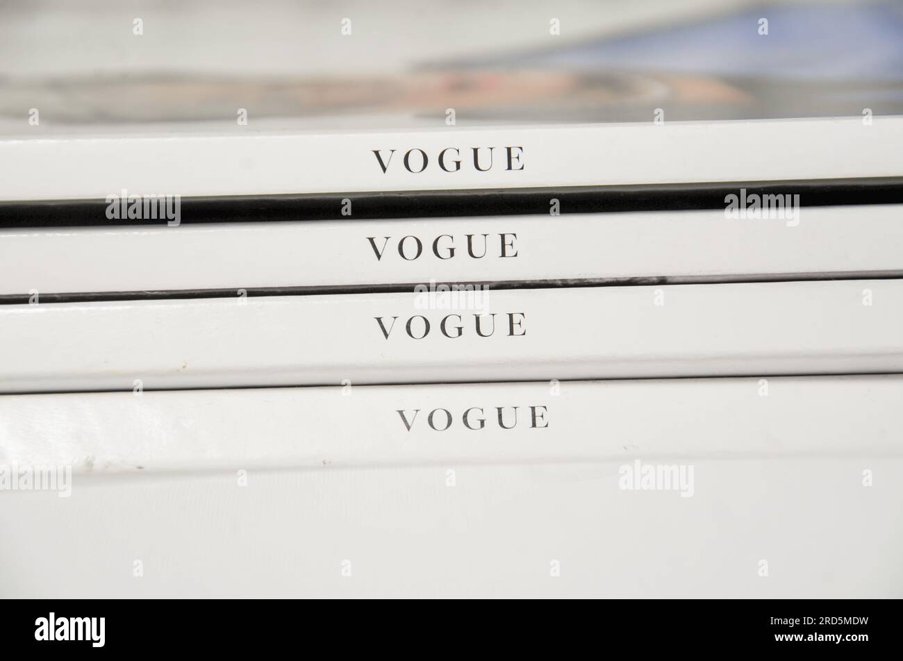 Stash of Vogue magazine Stock Photo - Alamy