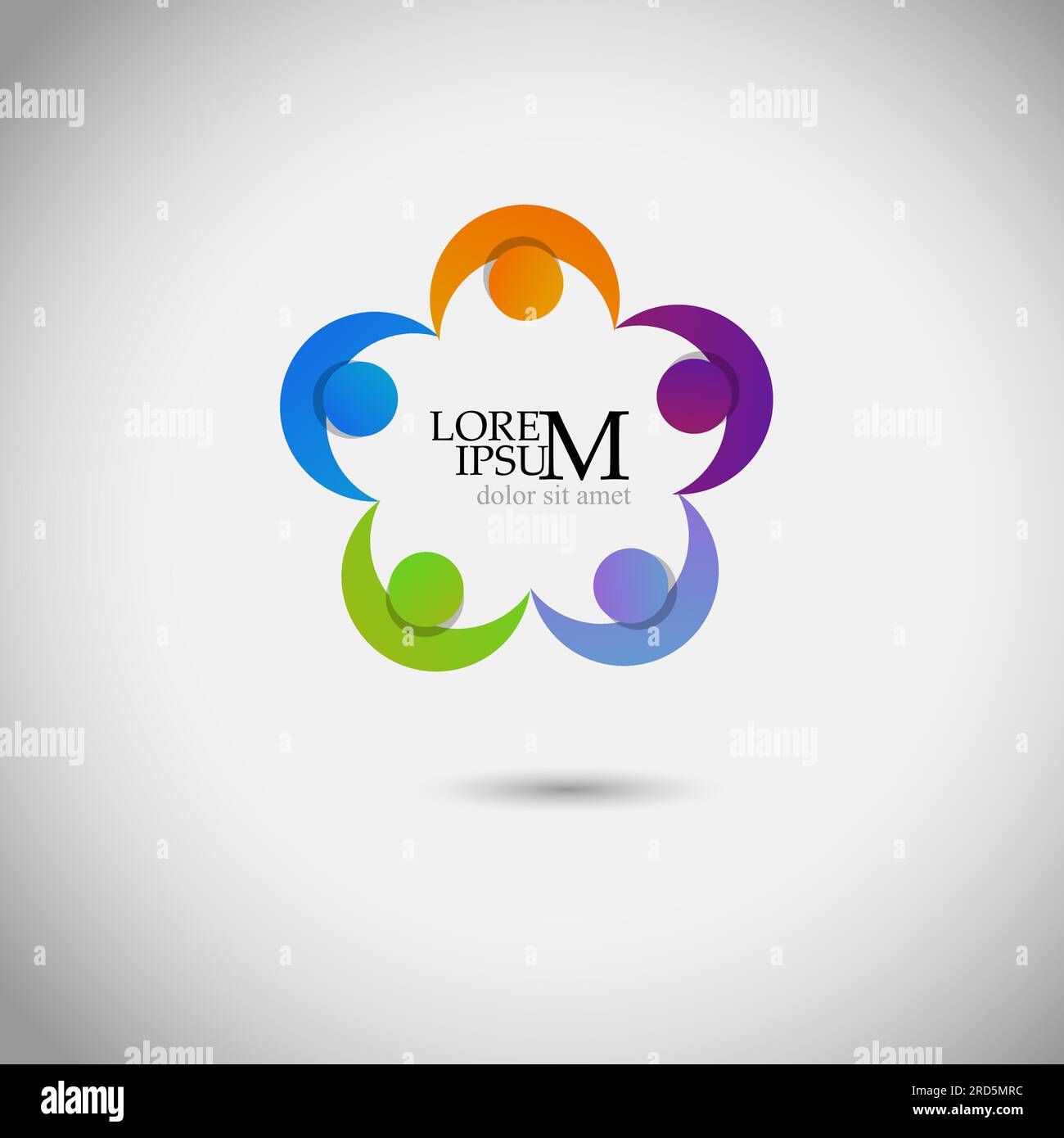 Community of people joined around the globe. Logo for Business ...