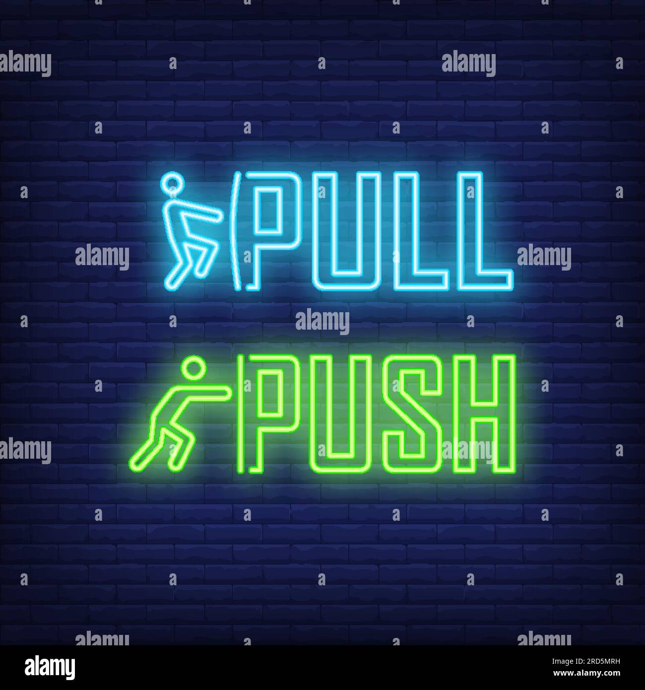 Push pull Stock Vector Images - Alamy