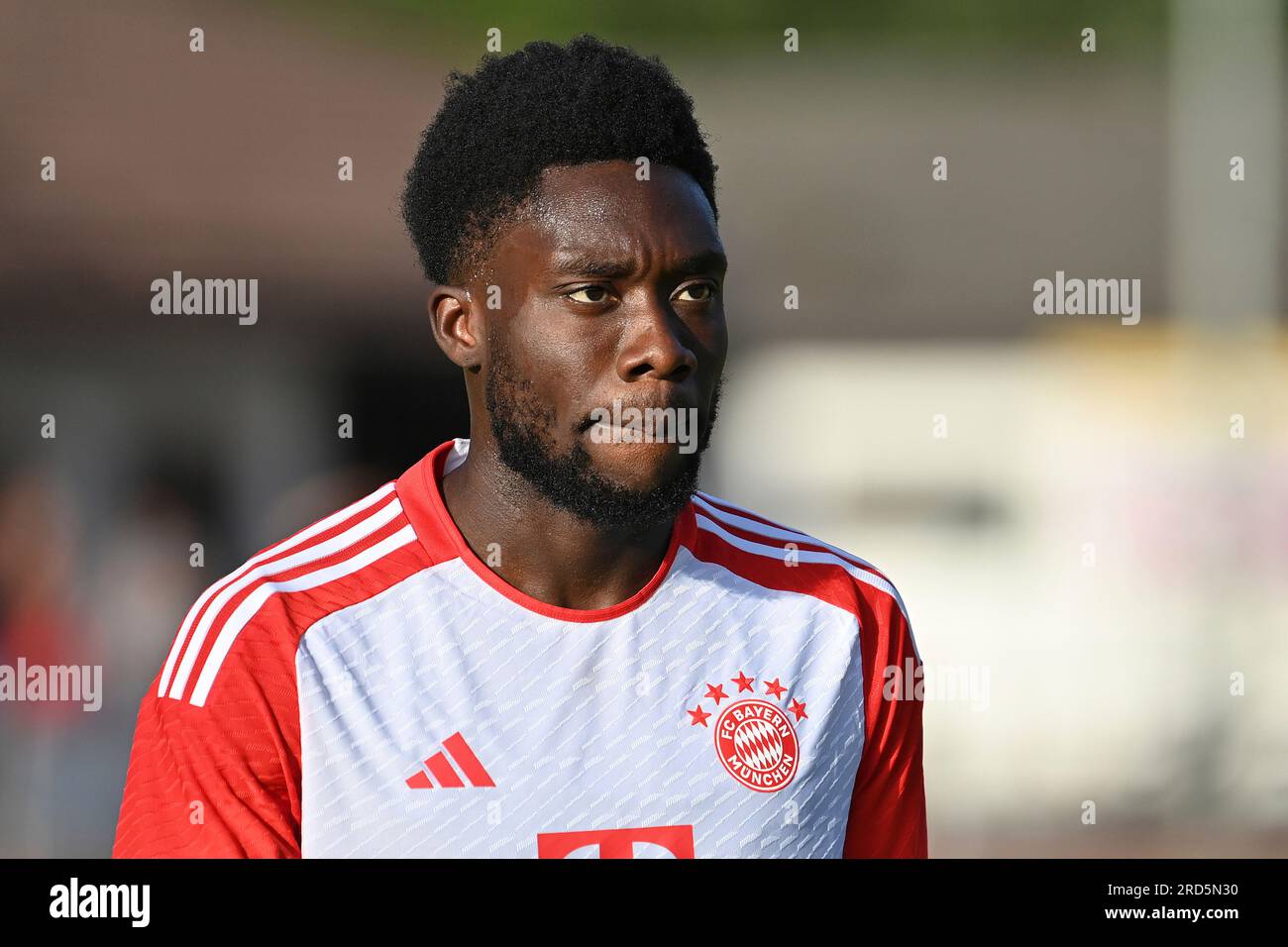 Rottach Egern, Germany. 18th July, 2023. Alphonso DAVIES (FC Bayern ...