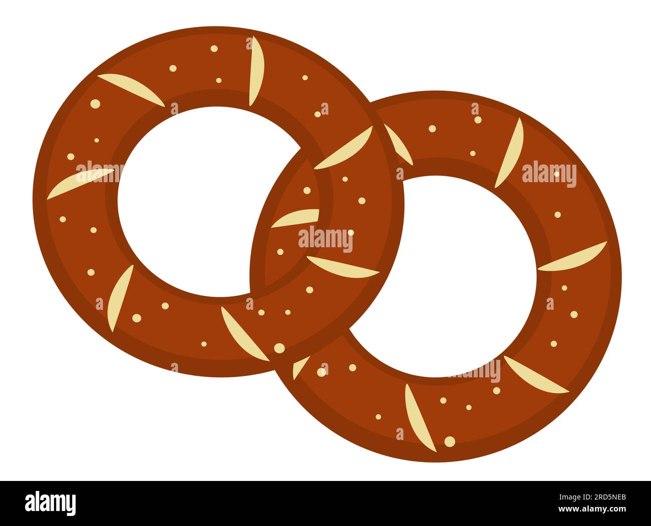 Simit with sesame Stock Vector Images - Alamy