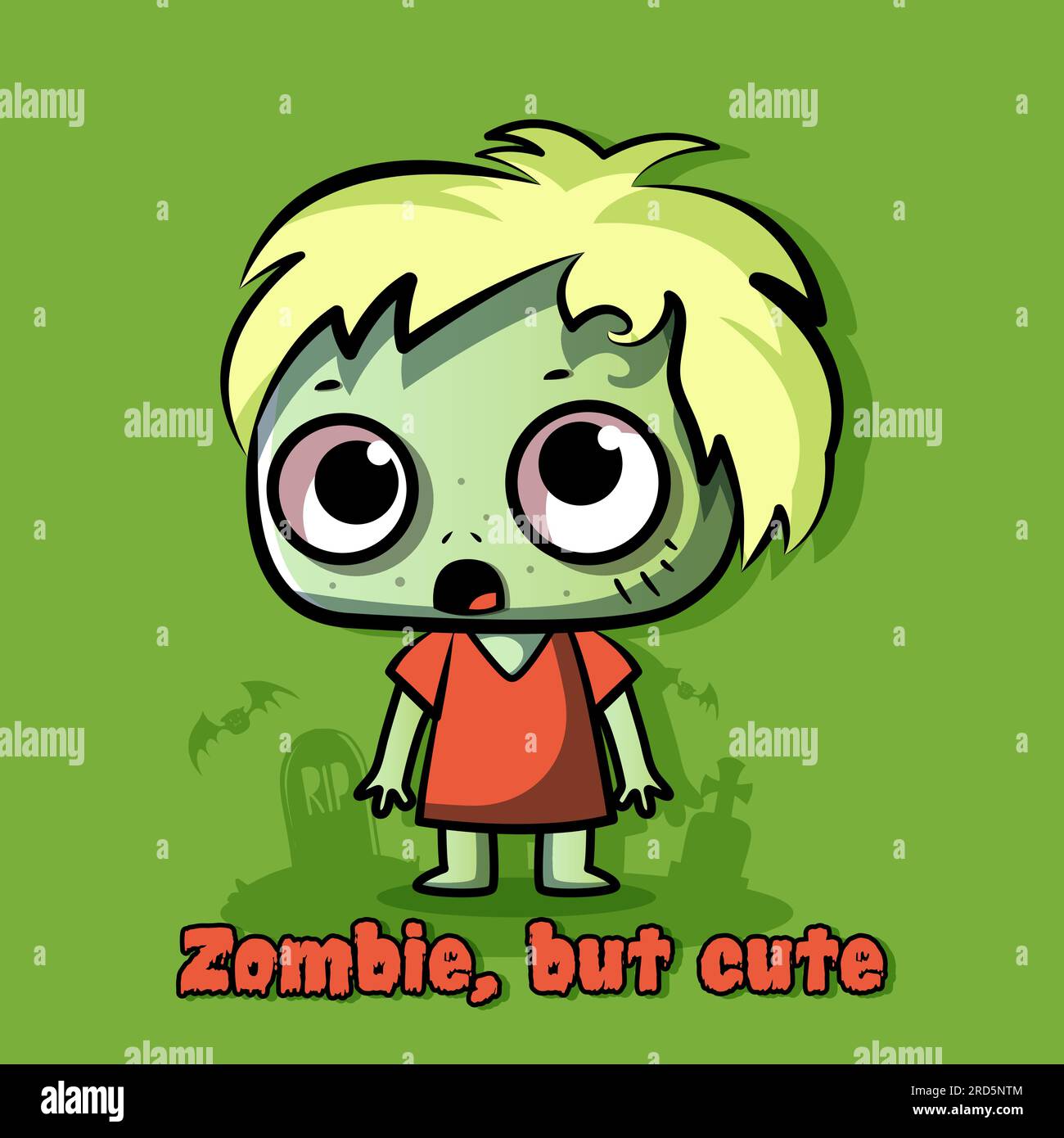 Cute Zombie Cartoon
