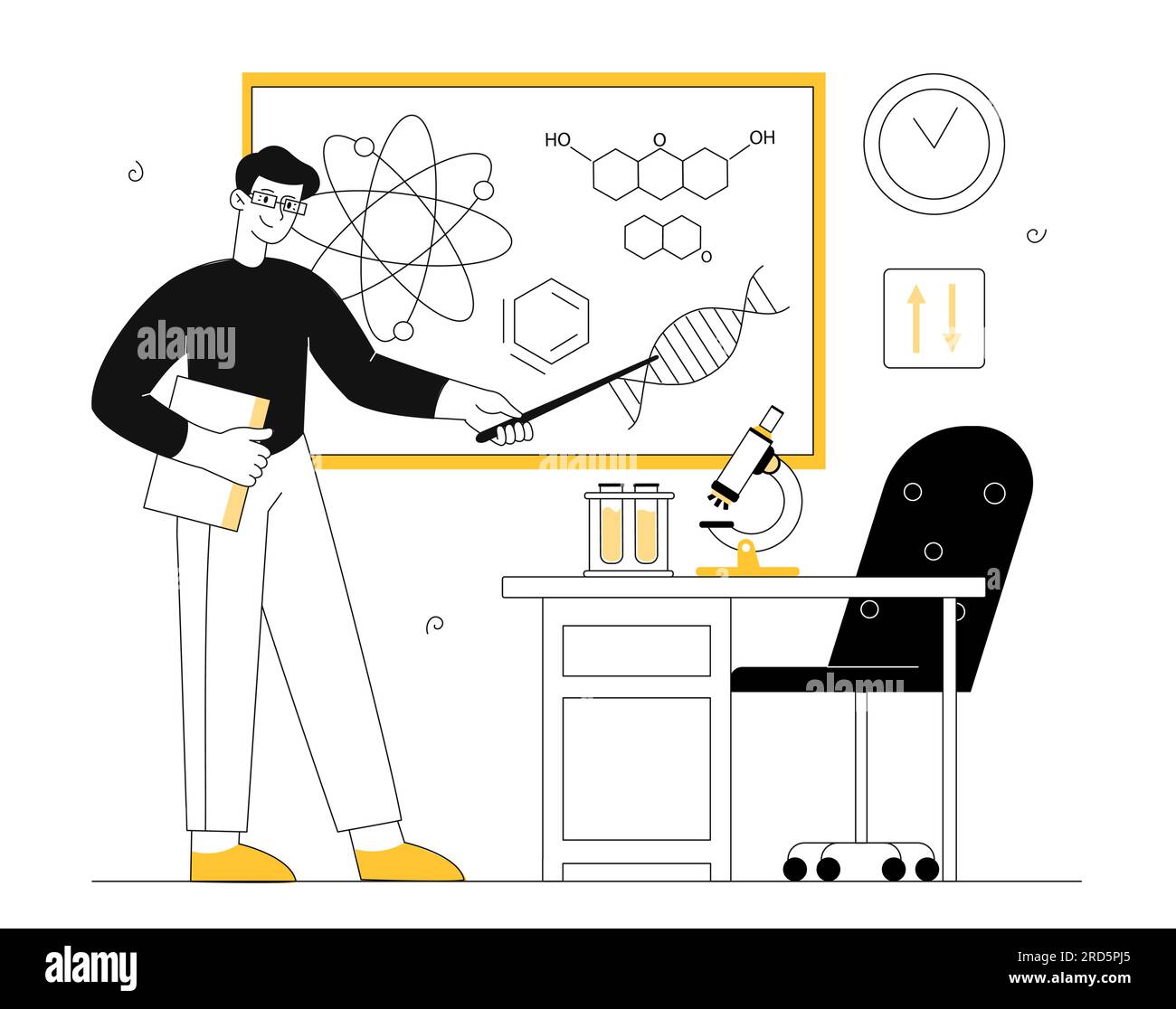 Chemistry lab board Cut Out Stock Images & Pictures - Alamy