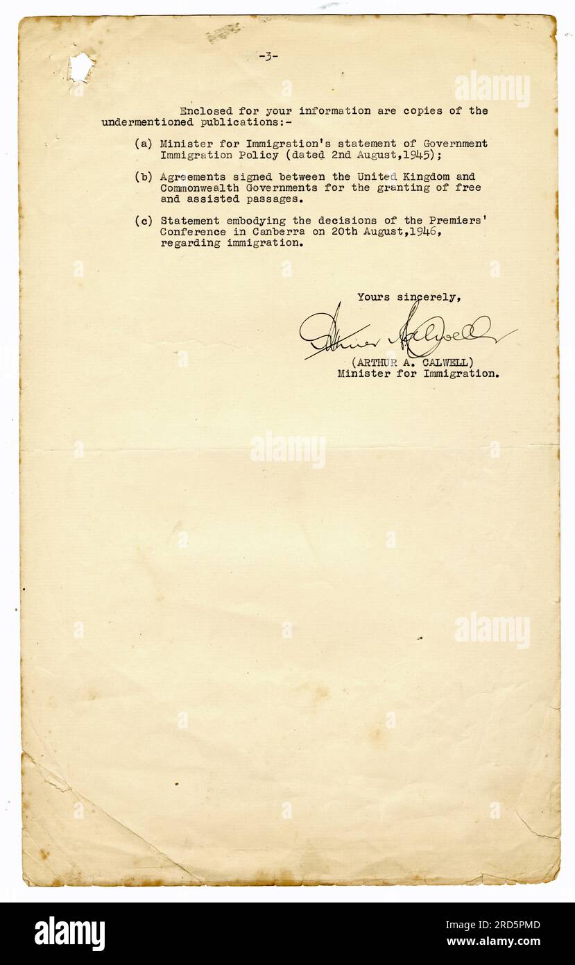 Immigration australia hi-res stock photography and images - Alamy