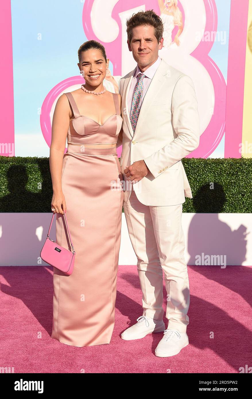 July 9, 2023, Los Angeles, California, USA: America Ferrera and Ryan ...