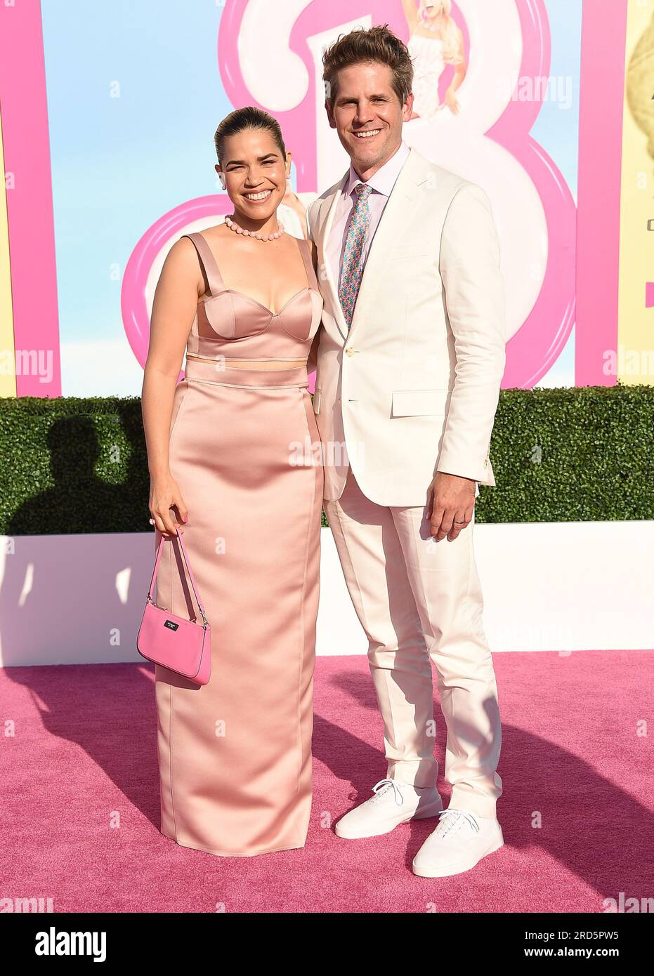 July 9, 2023, Los Angeles, California, USA: America Ferrera and Ryan ...