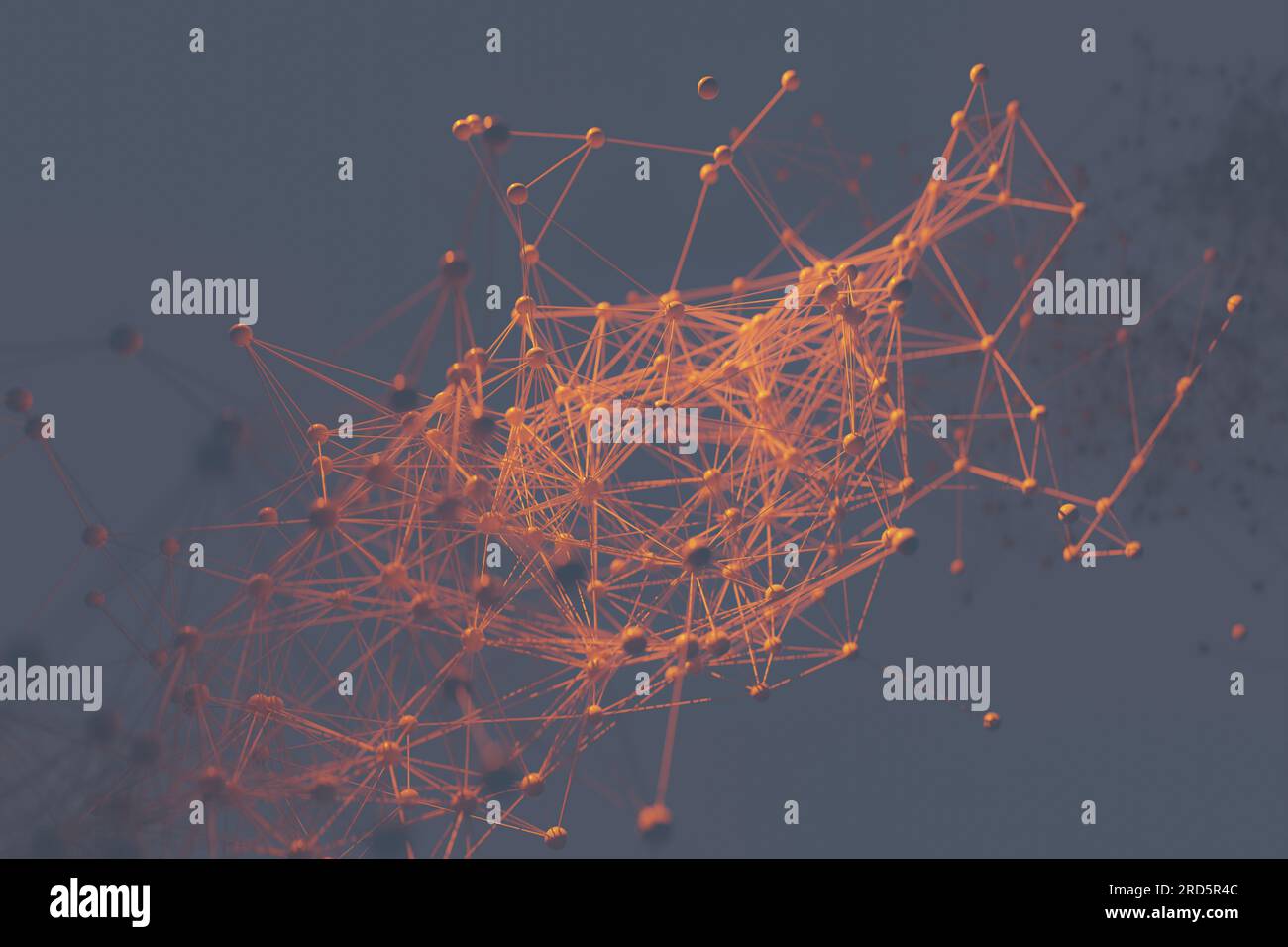 Science and technology concept background connected by lines like ...
