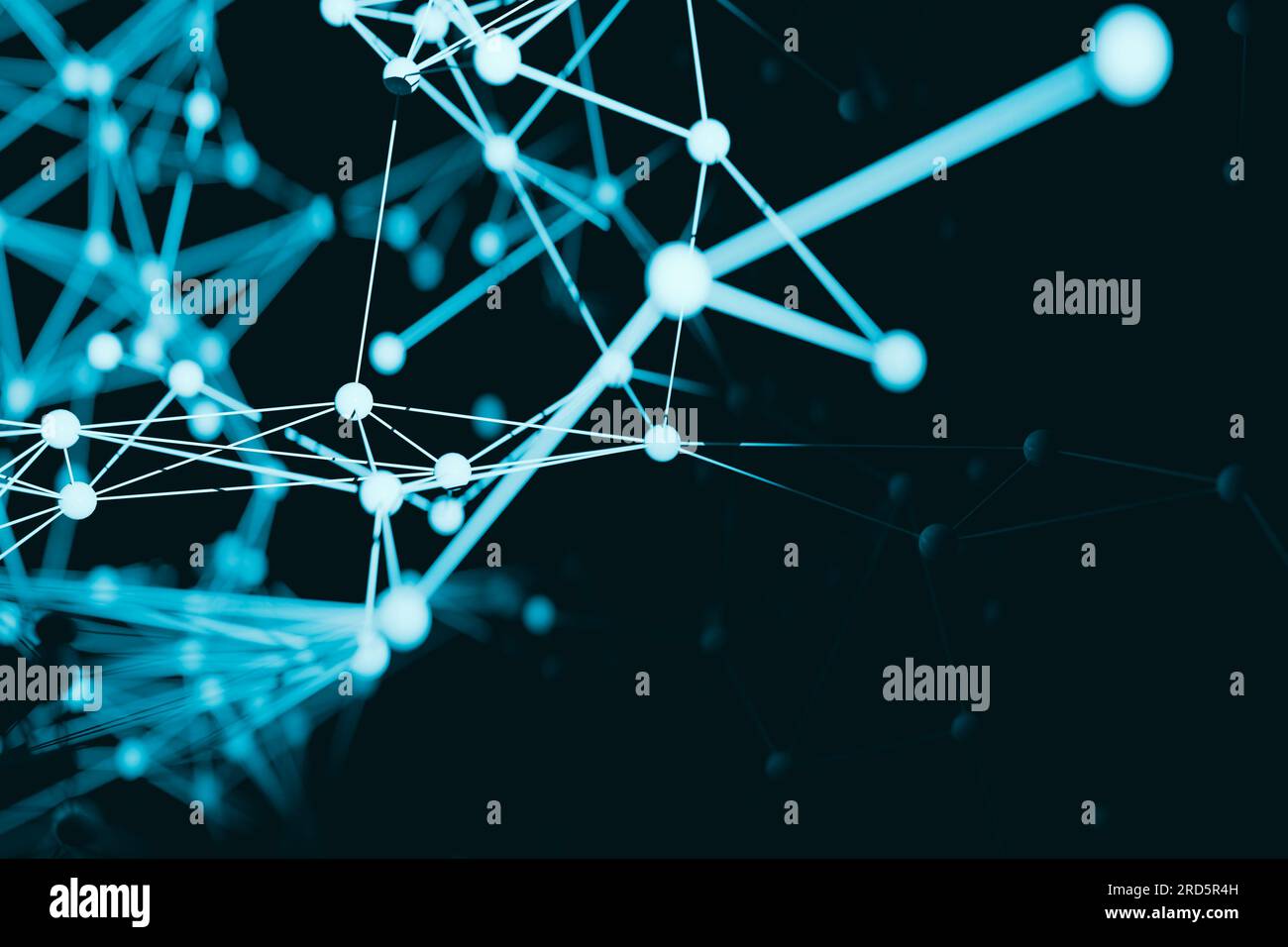 Science and technology concept background connected by lines like ...