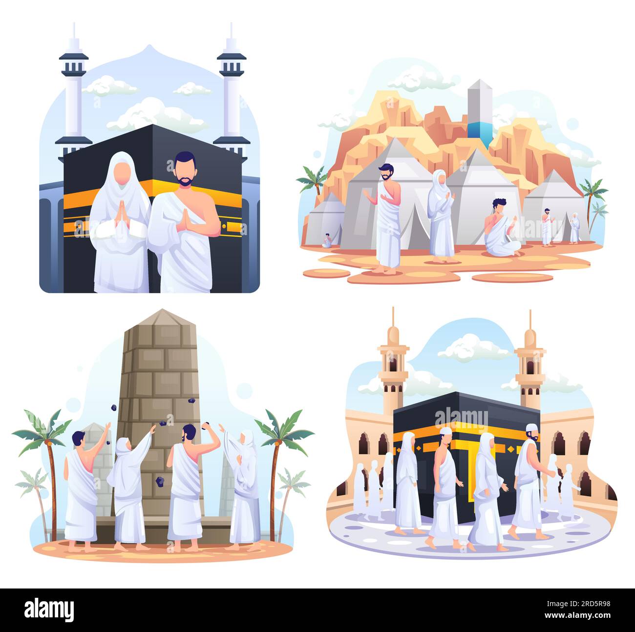 Pilgrimage Stock Vector Images - Alamy