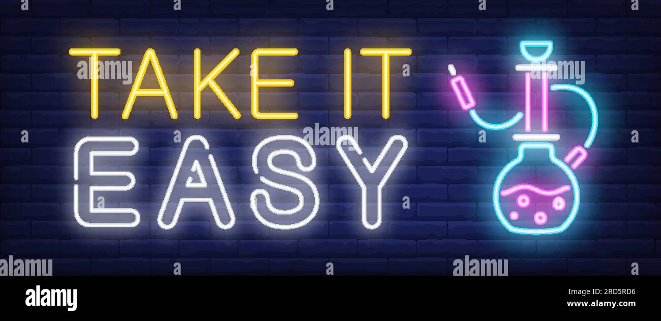 There take it easy Stock Vector Images - Alamy