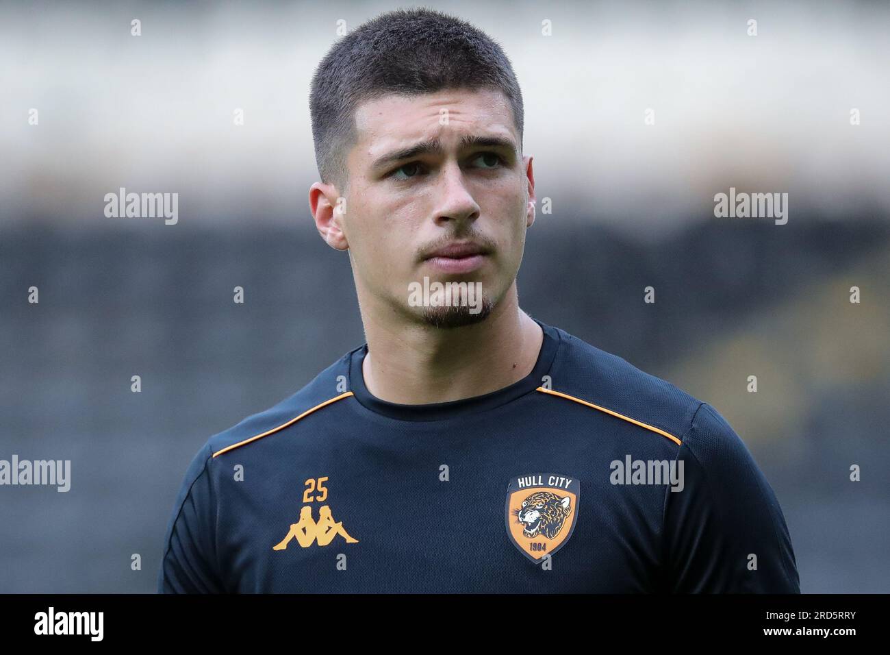Xavier Simons #35 of Hull City Pre-season friendly match Hull City vs ...
