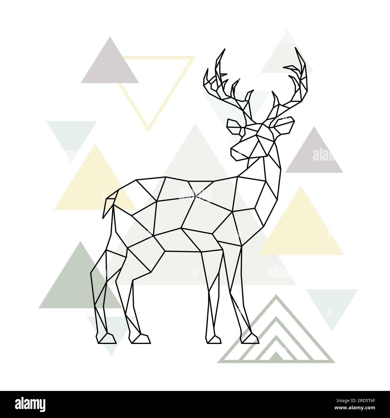 Geometric Deer