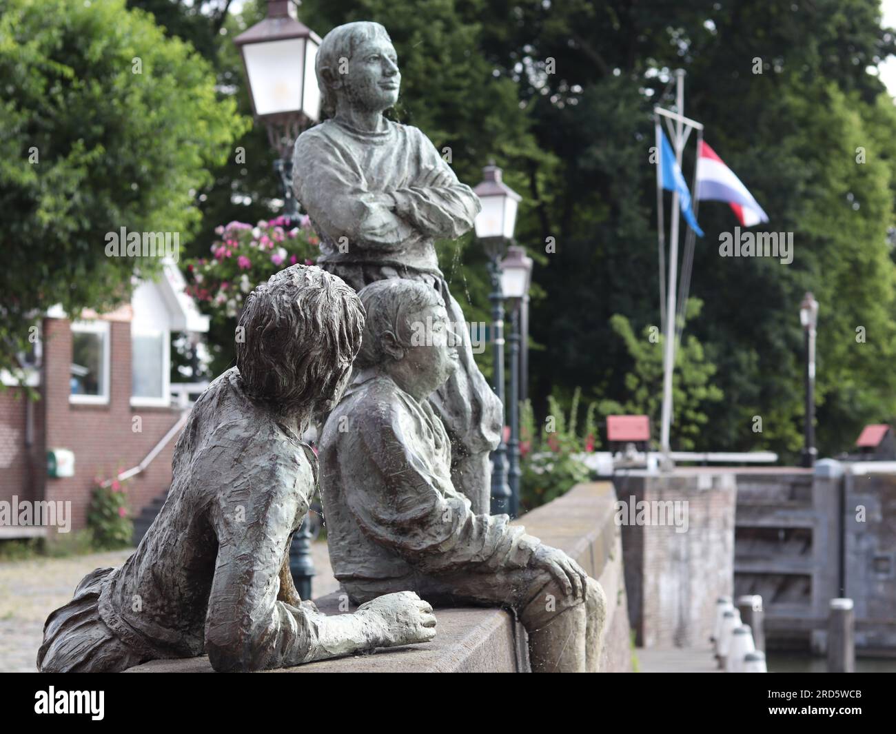The three cabin boys of Bontekoe - Hoorn, The Netherlands Stock Photo ...