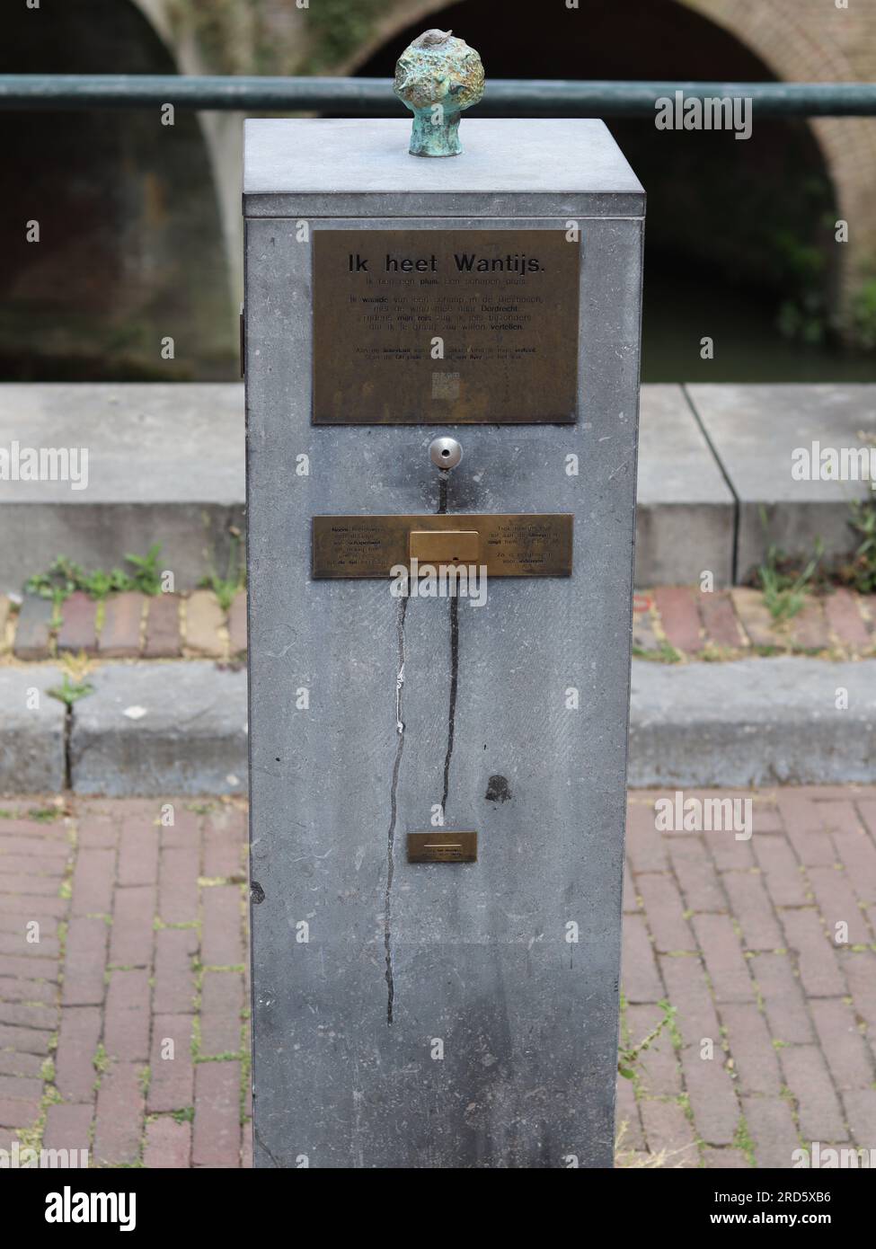 ‘Wantijs’ the tiny COVID monument that was made for the city of Dordrecht, The Netherlands Stock ...
