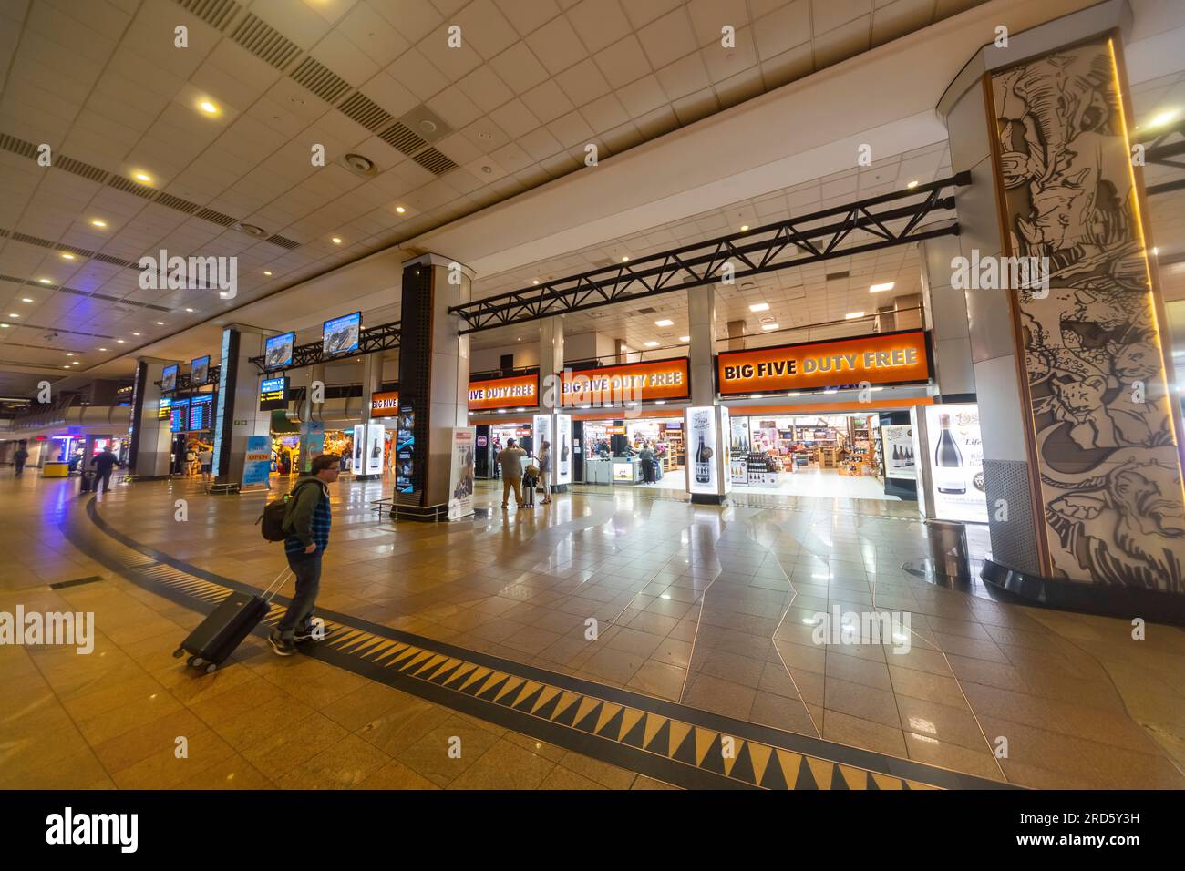 OR Tambo International Airport Duty Free shops area, Johannesburg ...