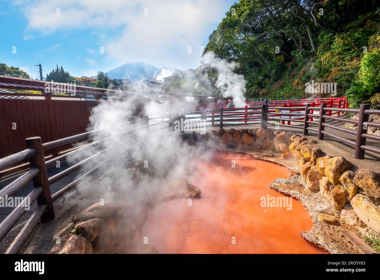 Beppu, Japan - Nov 25 2022: Kamado Jigoku hot spring in Beppu, Oita ...