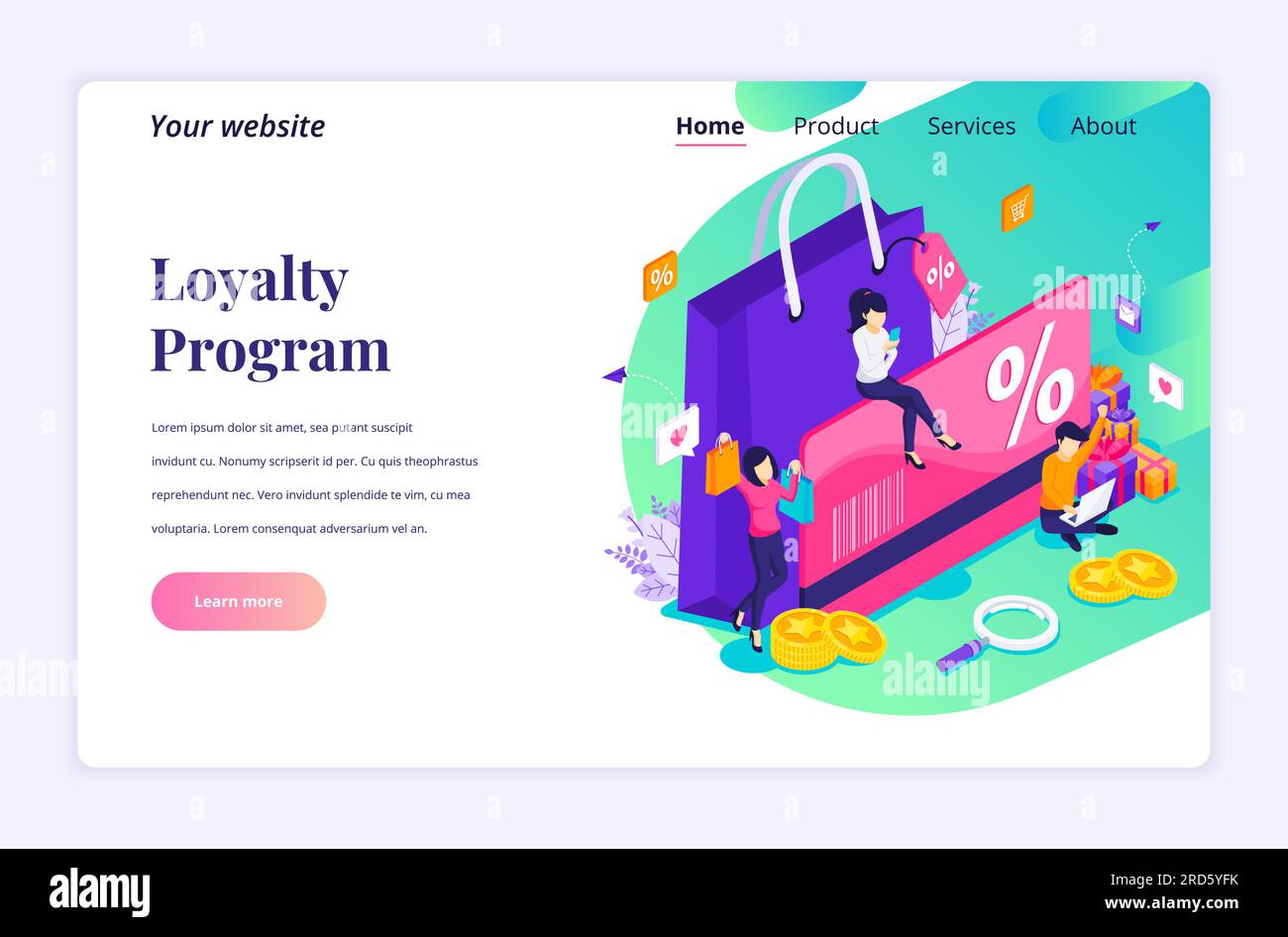 Referral rewards program Stock Vector Images - Alamy