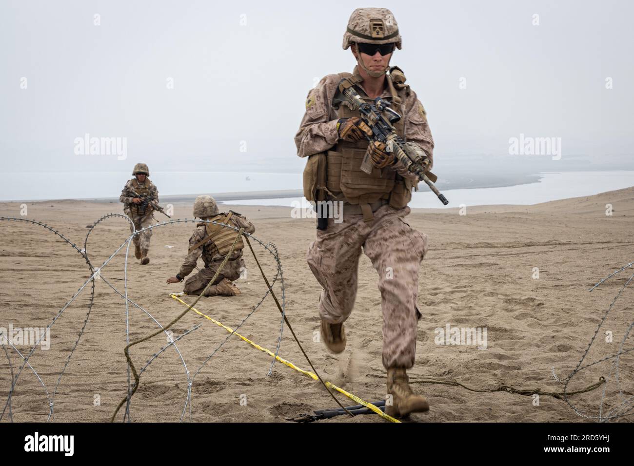 U.S. Marines with the 4th Combat Engineer Battalion, 4th Marine ...