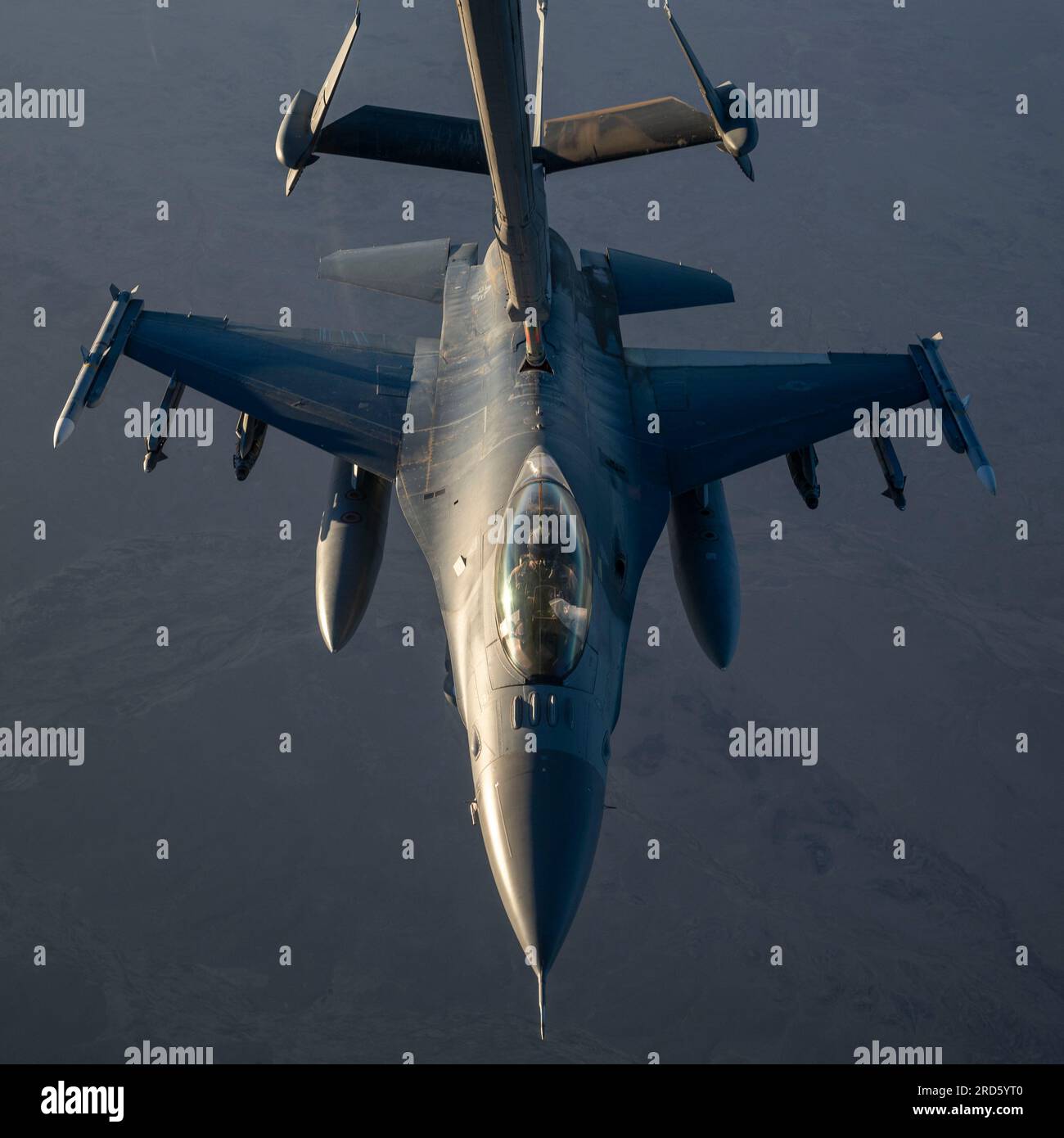 A U.S. Air Force F-16 Fighting Falcon, assigned to the 457th ...