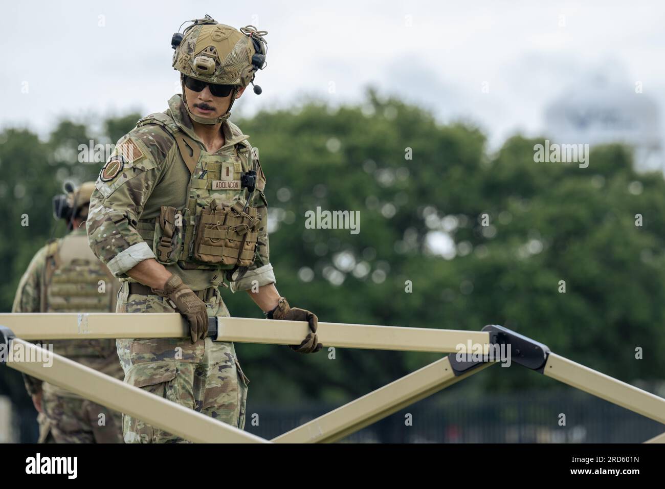 U.S. Air Force mission sustainment team Airmen assigned to the 1st ...
