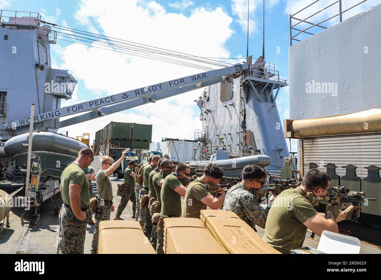 230717-N-ED646-2208- ATLANTIC OCEAN (July 17, 2023) Marines, attached ...