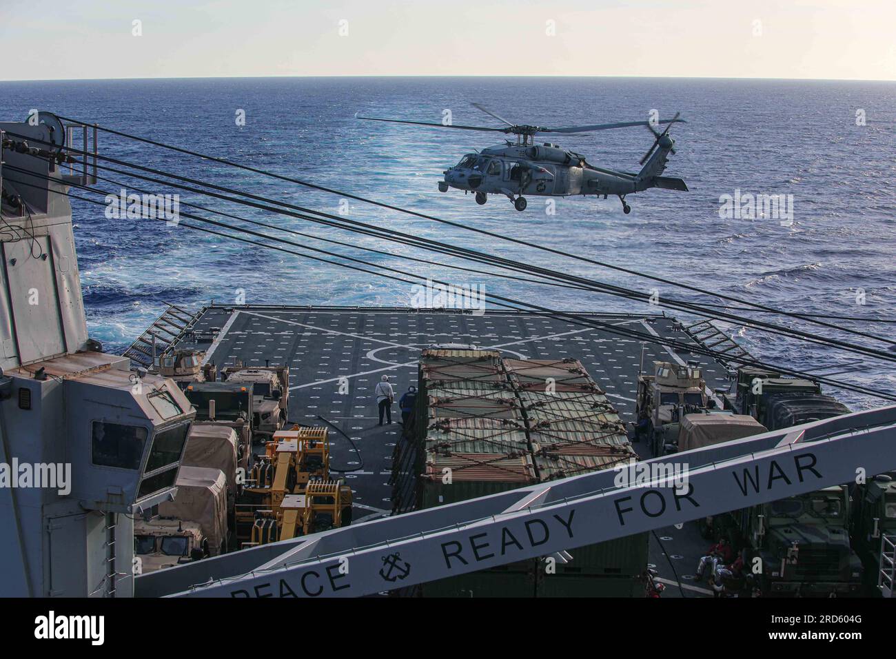 230715-N-ED646-2025- ATLANTIC OCEAN (July 15, 2023) An MH-60S Sea Hawk ...