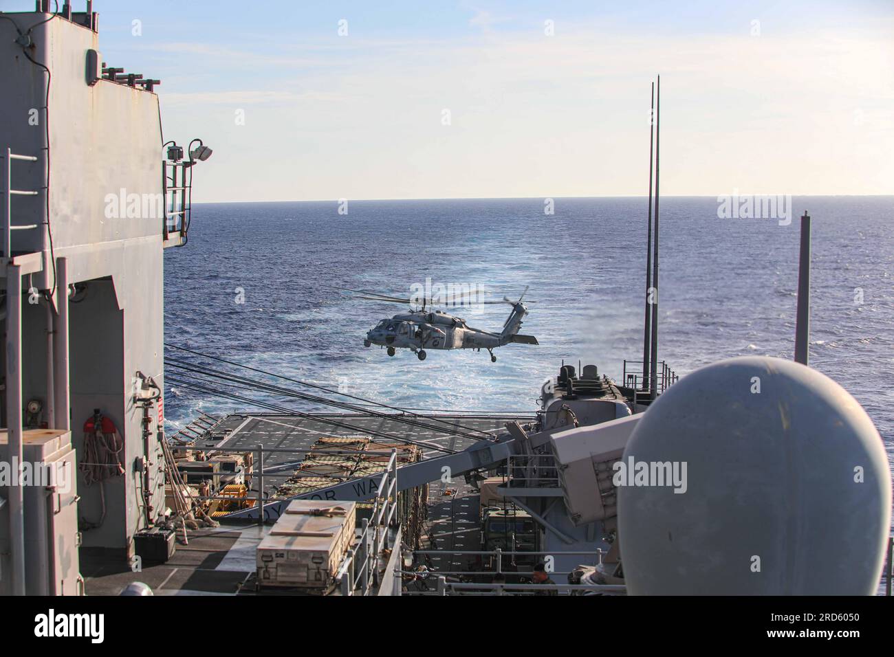 230715-N-ED646-2010- ATLANTIC OCEAN (July 15, 2023) An MH-60S Sea Hawk ...