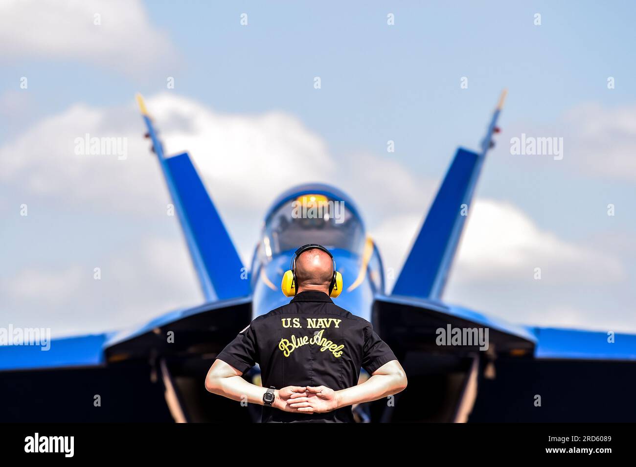 The U.S. Navy Flight Demonstration Squadron, the Blue Angels, perform ...