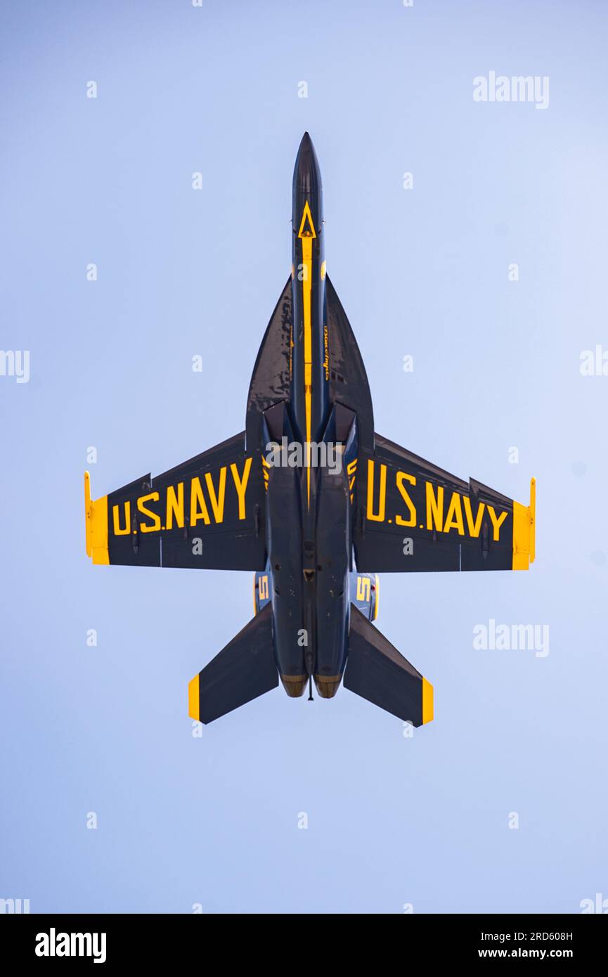 The U.S. Navy Flight Demonstration Squadron, the Blue Angels, perform ...
