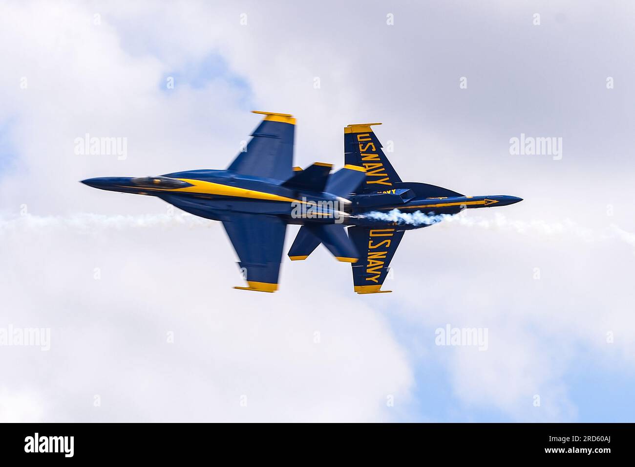The U.S. Navy Flight Demonstration Squadron, the Blue Angels, perform ...