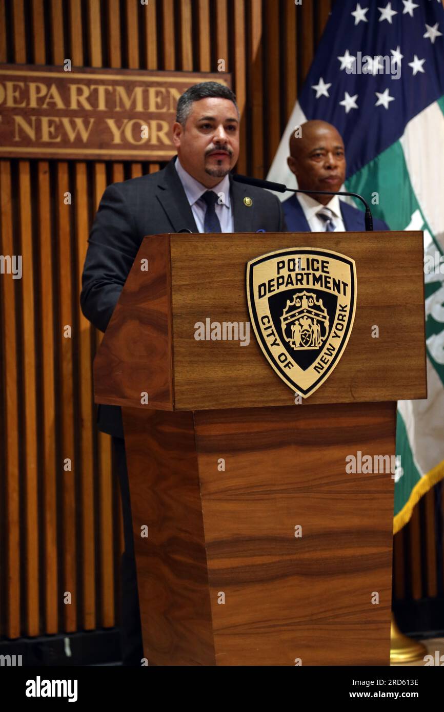 New York, NY, USA. 18th July, 2023. New York City Police Commissioner ...