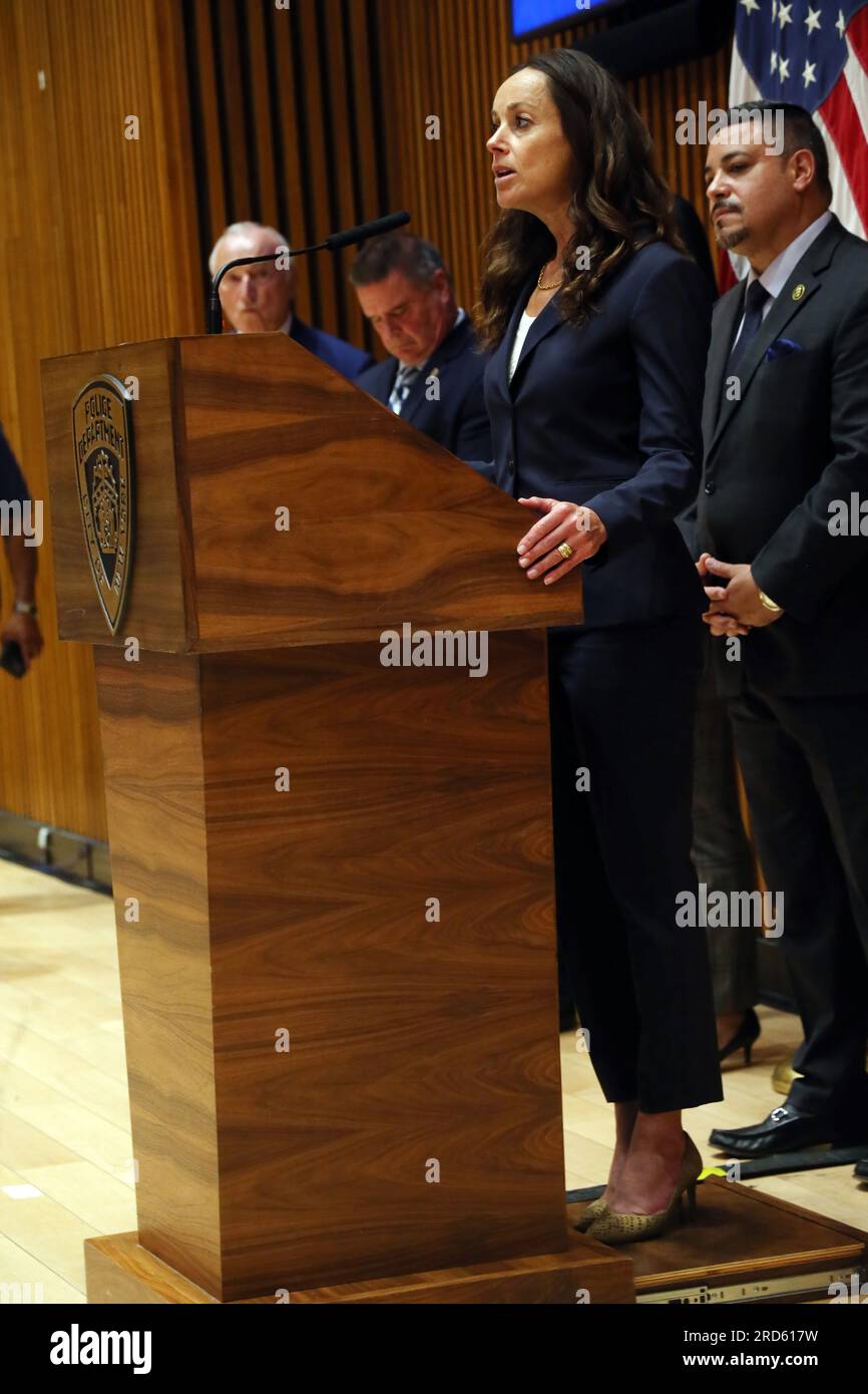 New York, NY, USA. 18th July, 2023. New York City Police Commissioner ...